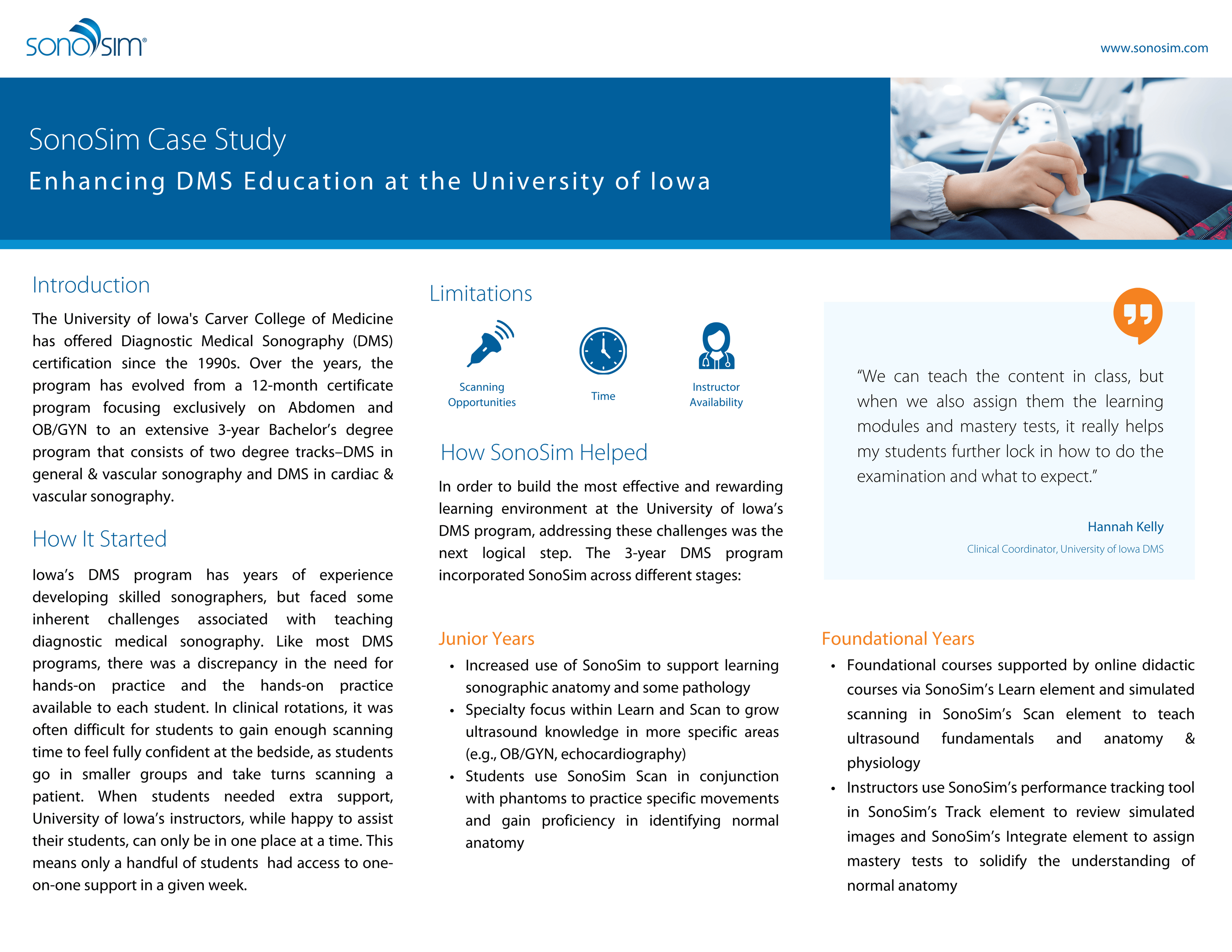 Ultrasound Training System On-Demand - Diagnostic Medical Sonography